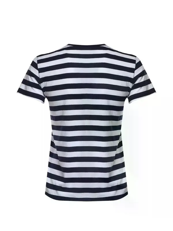 Polo Ralph Lauren Horizontal Stripe Embroidered T-shirt
