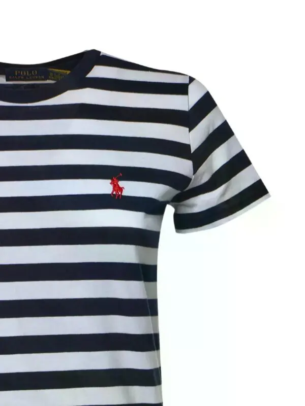 Polo Ralph Lauren Horizontal Stripe Embroidered T-shirt