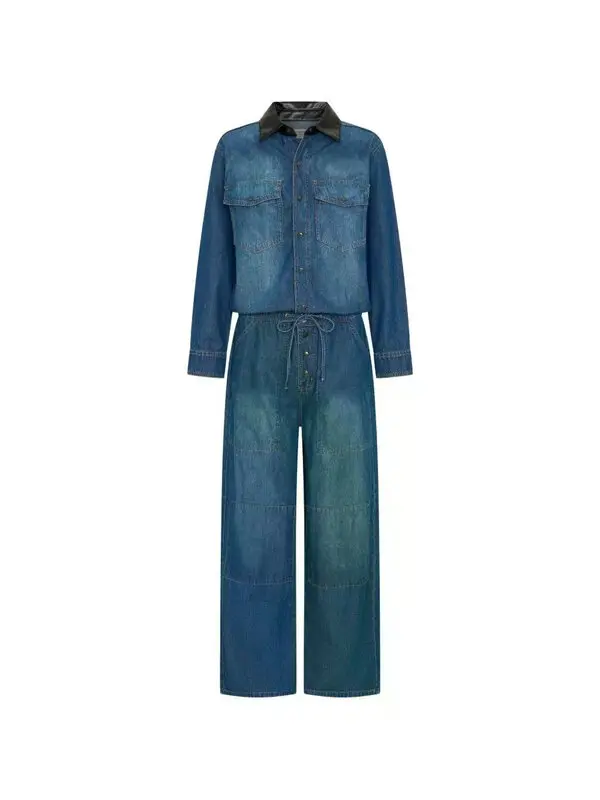 ONETEASPOON Izzy Drawstring Jumpsuit - Blue