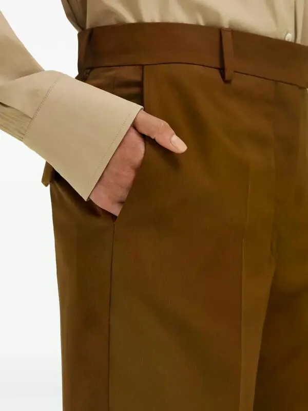 FERRAGAMO Tailored Chevron Trousers