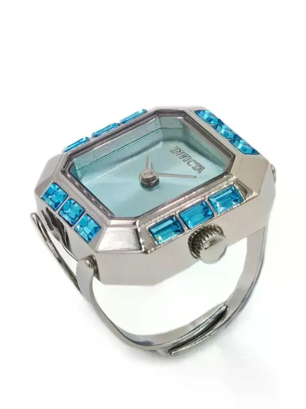 INVICTA Mini Angel Crystal-embellished Ring Watch - Blue