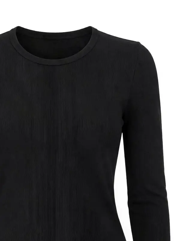 PATRICK ASSARAF Ribbed Long-sleeve Crewneck T-shirt