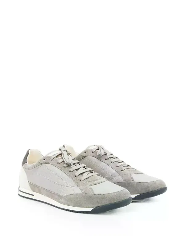 Brunello Cucinelli Leather Panelled Sneakers