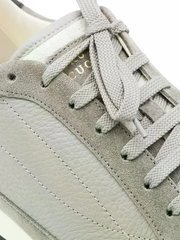 Brunello Cucinelli Leather Panelled Sneakers