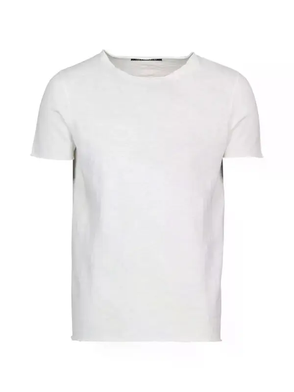 HANNES ROETHER Raw-cut Edge T-shirt - White