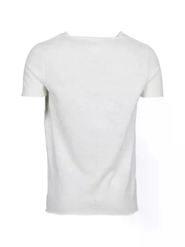 HANNES ROETHER Raw-cut Edge T-shirt