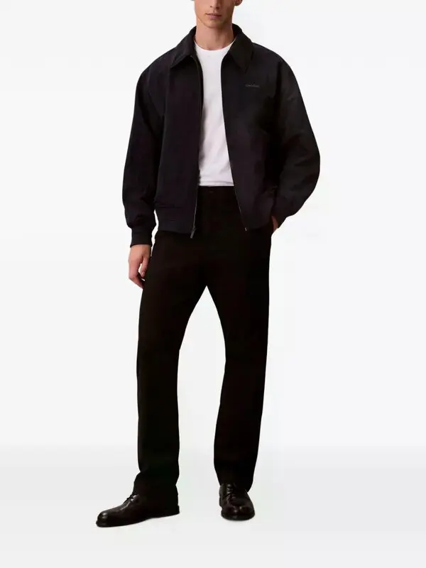 Calvin Klein Print Zip-up Jacket - Blue