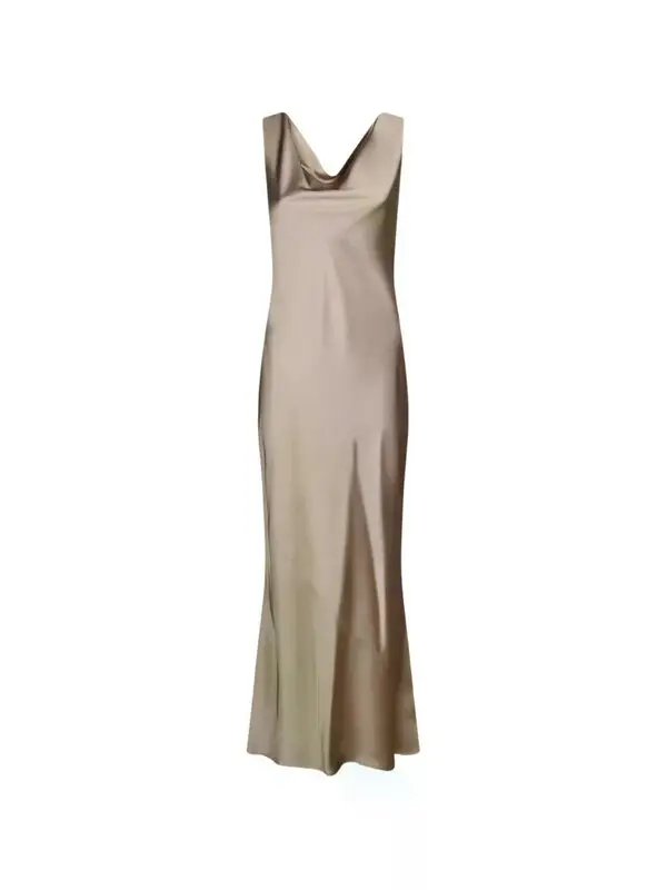 BLANCA VITA Maxi Cowl Neck Dress