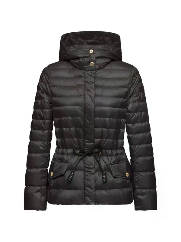 Moncler Raies Hooded Quilted Jacket - Black