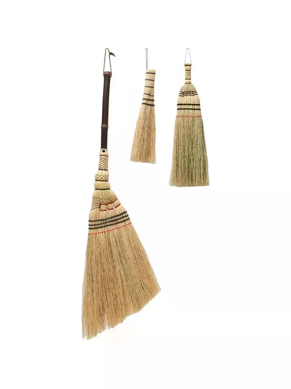 HAY Woven Bamboo Broom - Neutrals