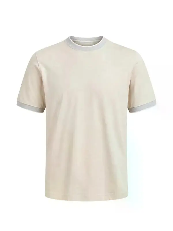 FRADI Contrast-trim T-shirt - Neutrals