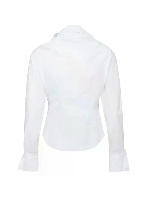 VIVIENNE WESTWOOD Draped Orb-embroidered Shirt