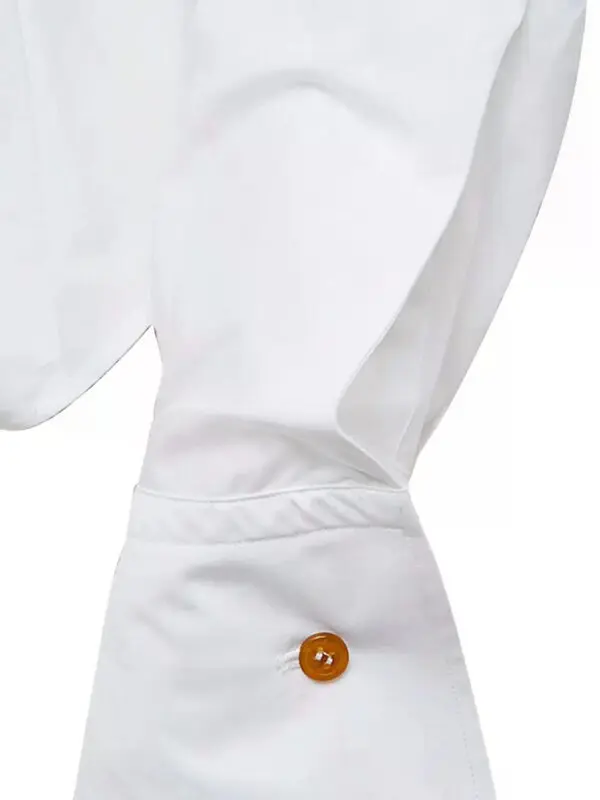 VIVIENNE WESTWOOD Draped Orb-embroidered Shirt