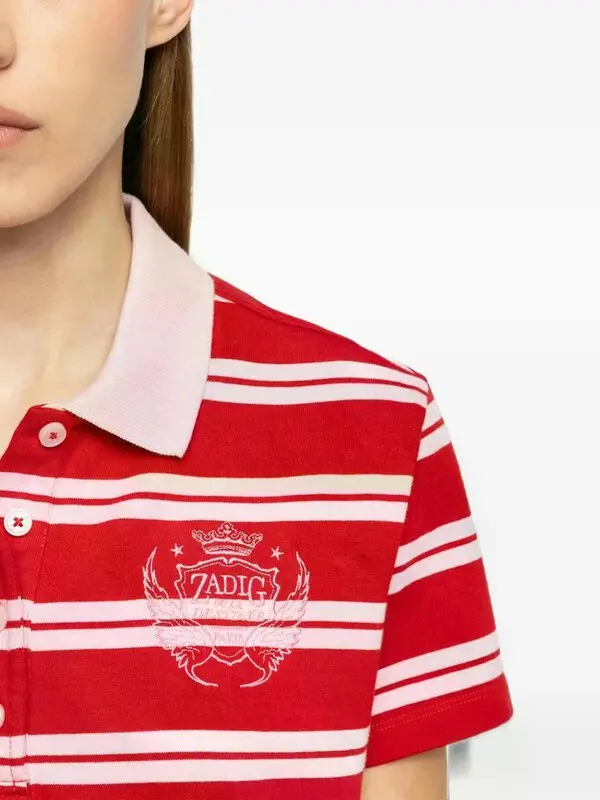 Zadig&Voltaire Mirta Polo Shirt - Red