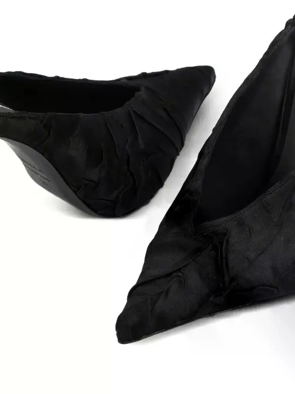 LE SILLA Crinkled-effect Sandals
