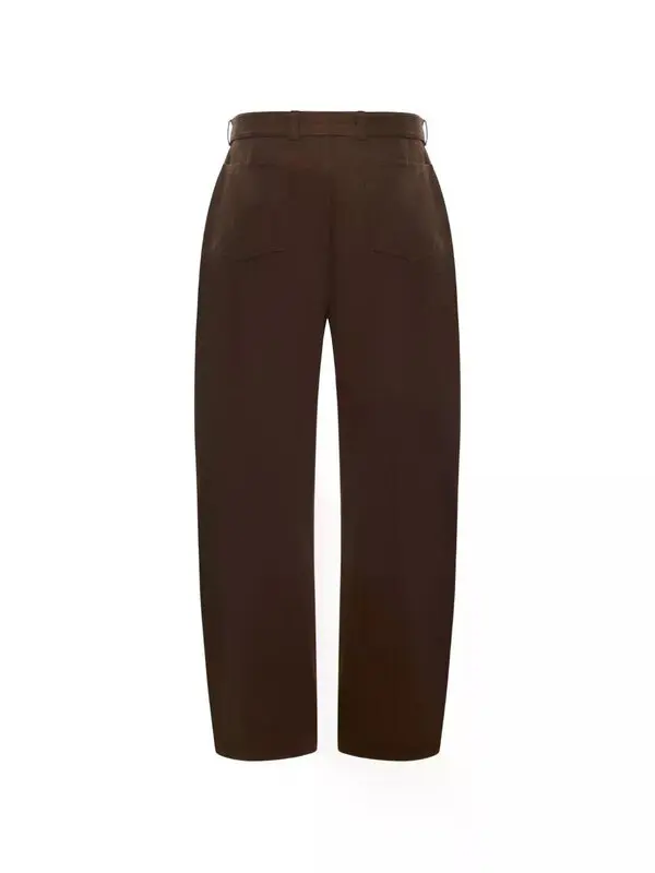 LEMAIRE Belted Vertical-seam Trousers