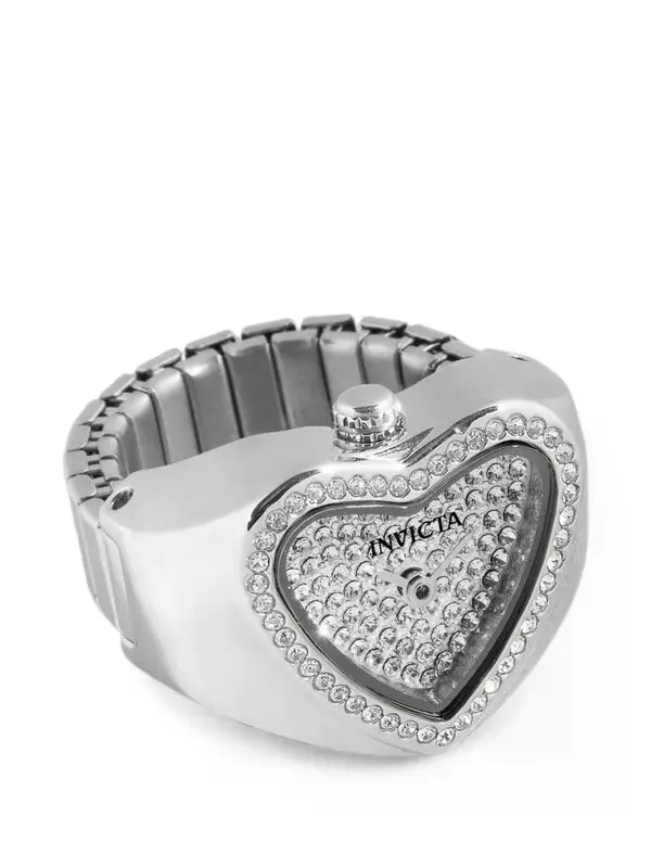 INVICTA Heart-shaped Crystal-embellished Watch