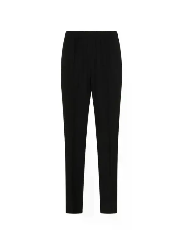 Fabiana Filippi Beaded Trim Elasticated Trousers - Black