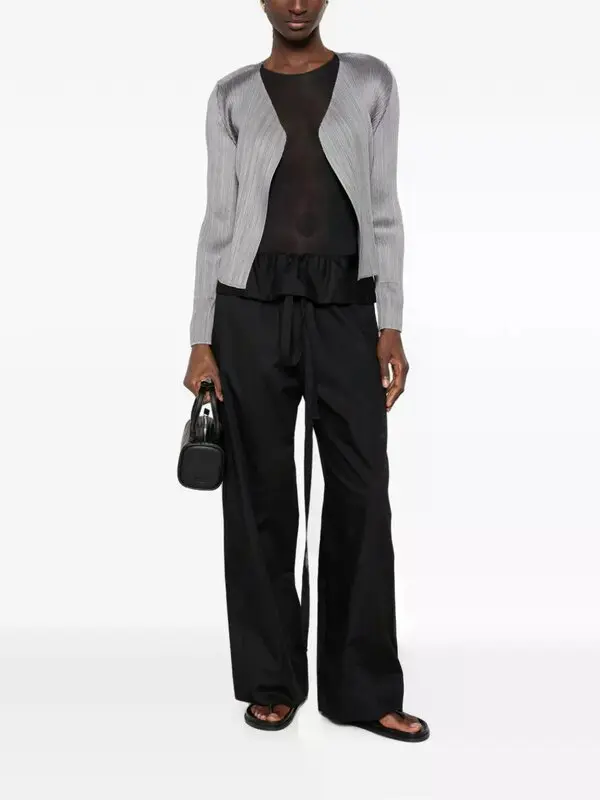 Issey Miyake V-neck Cardigan - Grey
