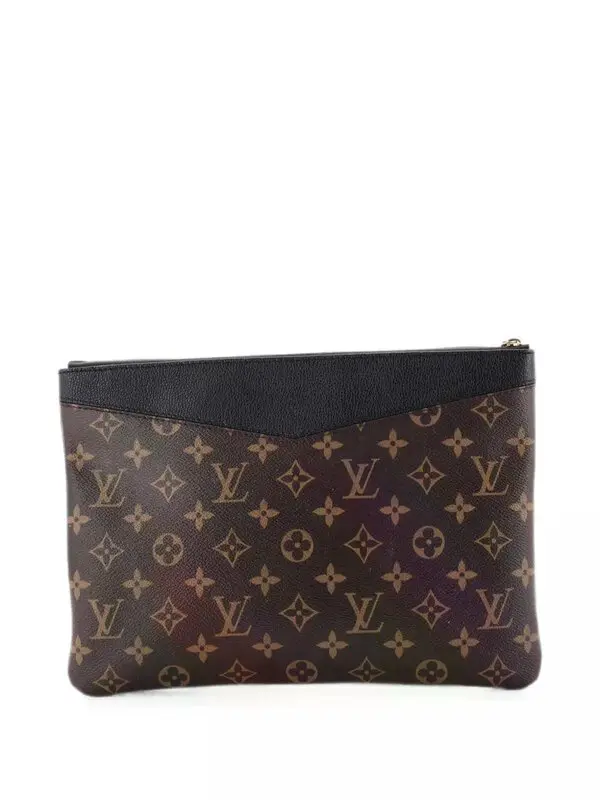 LOUIS VUITTON Daily Monogram Canvas Pouch - Black