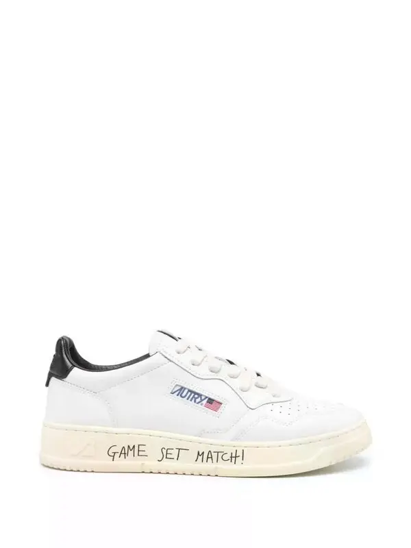 AUTRY Medalist Perforated Leather Sneakers