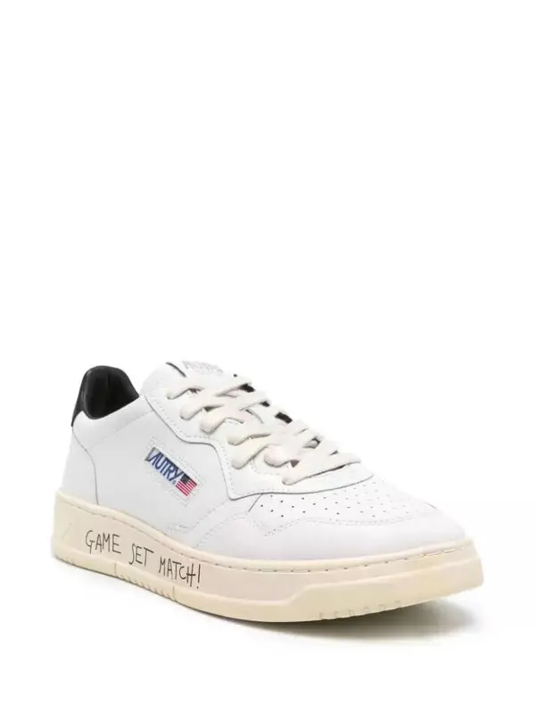 AUTRY Medalist Perforated Leather Sneakers