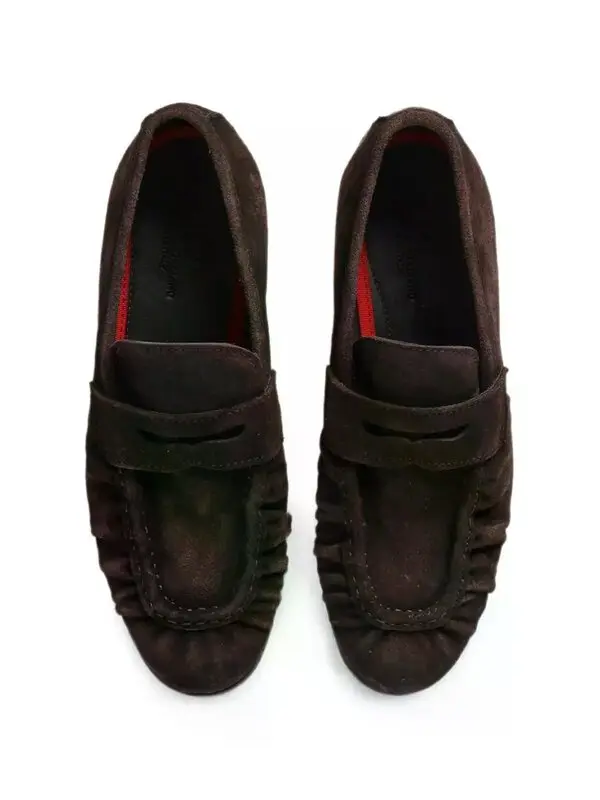 GIULIANO GALIANO Jacob Ruched Loafers