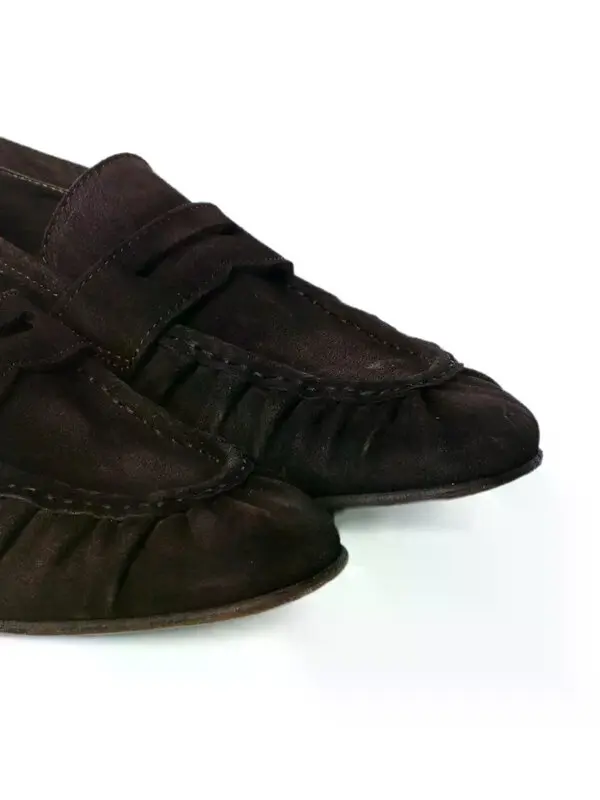 GIULIANO GALIANO Jacob Ruched Loafers