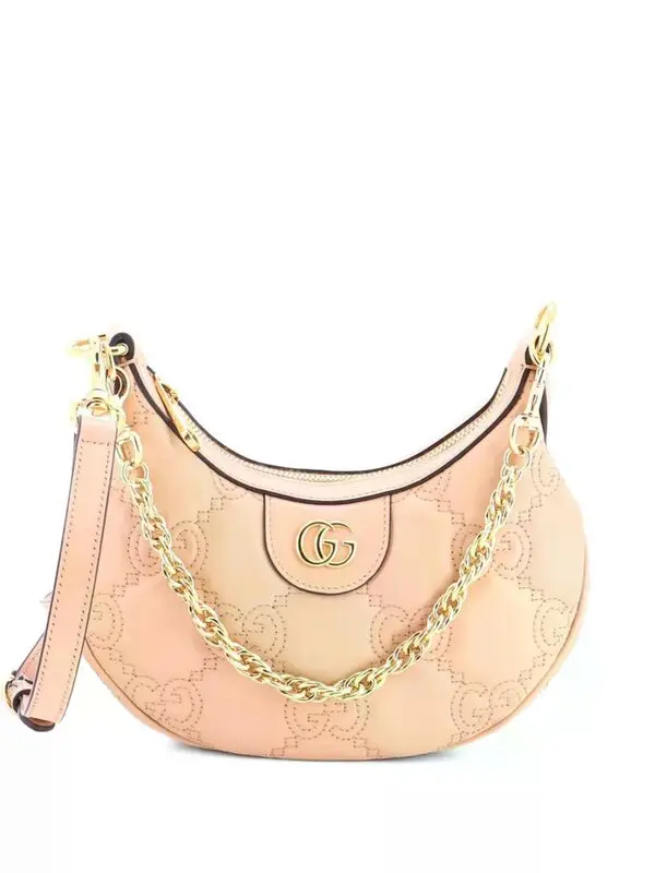 Gucci Gg Matelassé Leather Mini Shoulder Bag - Neutrals