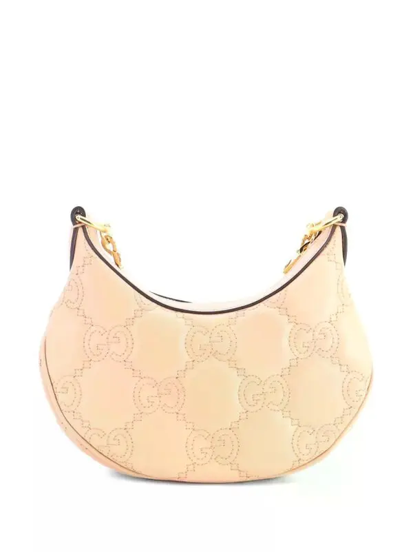 Gucci Gg Matelassé Leather Mini Shoulder Bag - Neutrals
