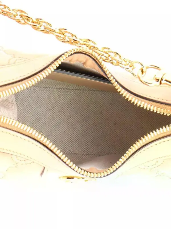 Gucci Gg Matelassé Leather Mini Shoulder Bag - Neutrals