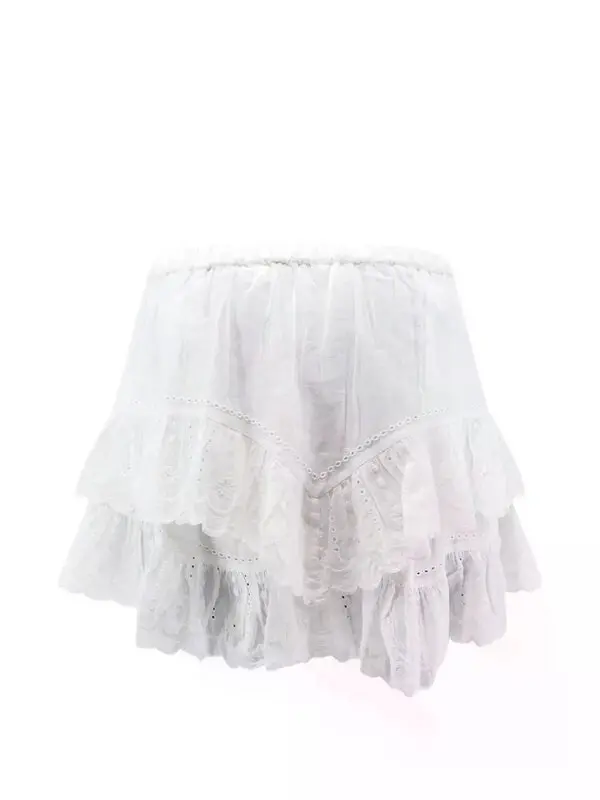 MARANT ETOILE Jocadia Broderie Anglaise Shorts - White