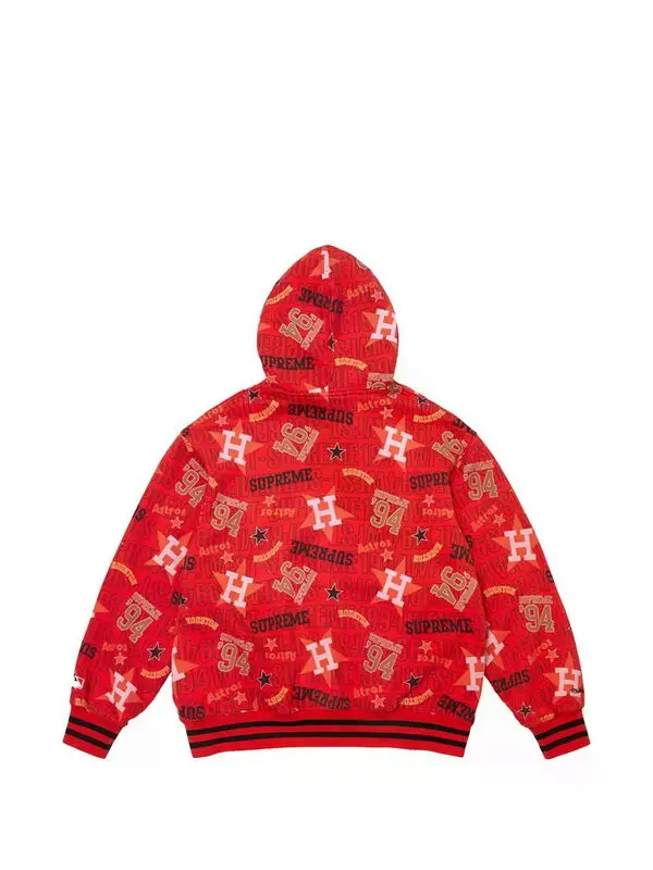 Supreme X Mitchell & Ness Logo-print Hoodie
