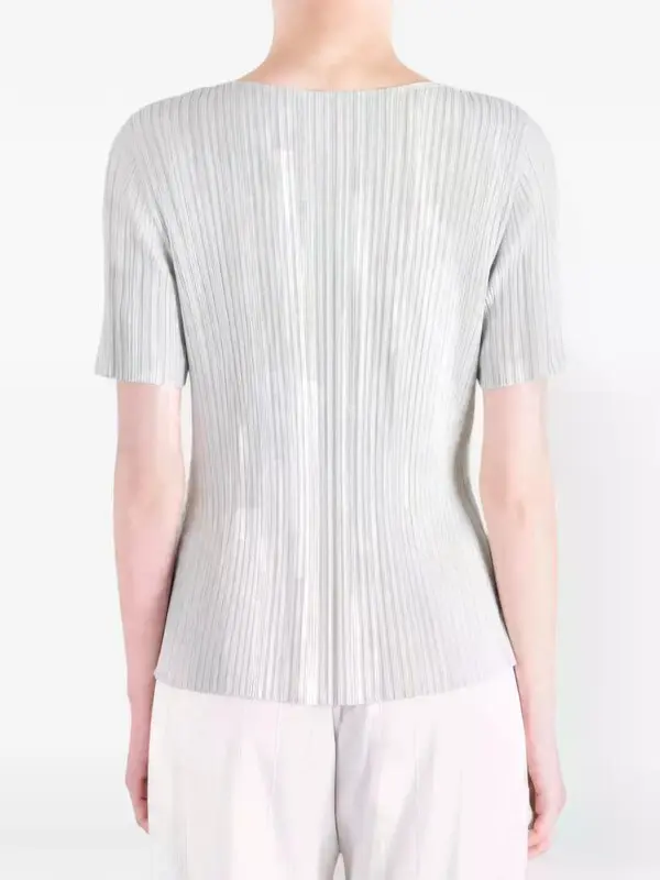 Issey Miyake Pleated Slim Fit T-shirt