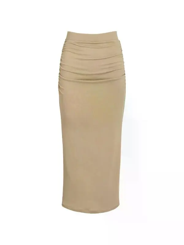 Silvia Tcherassi Karli Ruched Midi Skirt