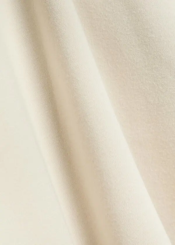 Nike Cropped Jersey Sweatshirt - Beige