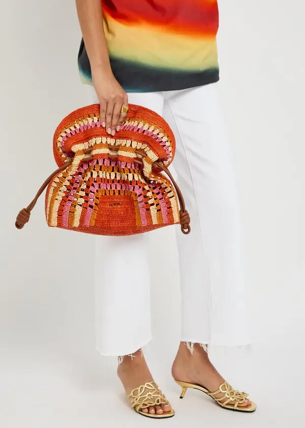 Loewe X Paula's Ibiza Medium Crochet Clutch