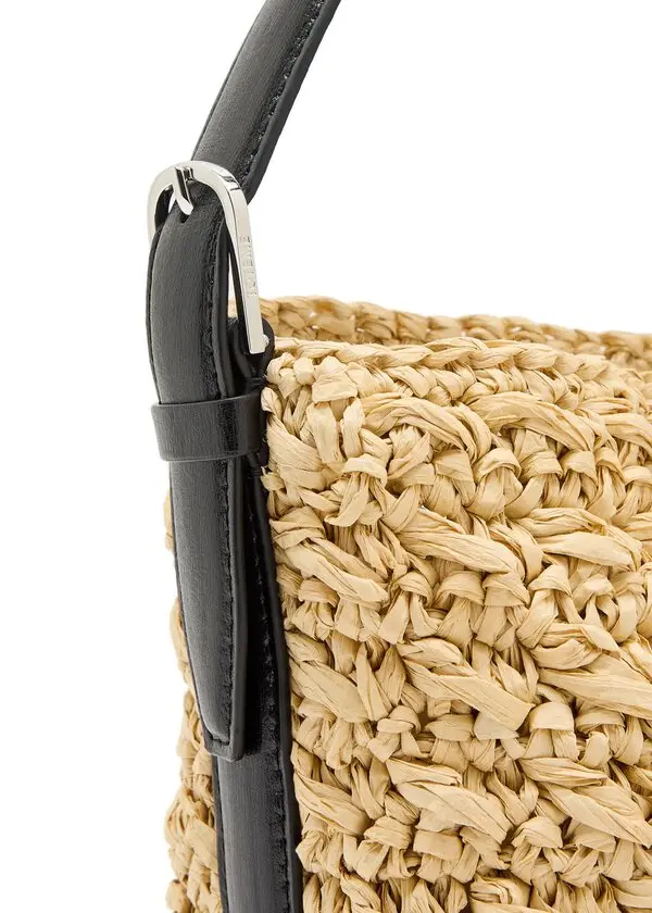 TOTEME Belted Raffia Tote