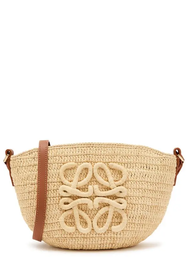 Loewe X Paula's Ibiza Raffia Cross-body Bag
