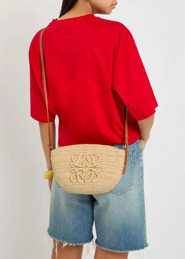 Loewe X Paula's Ibiza Raffia Cross-body Bag