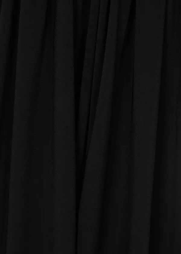 Norma Kamali Roll-neck Stretch-jersey Maxi Dress