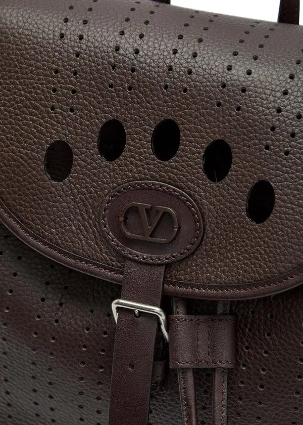 Valentino Garavani Antibes Perforated Leather Backpack