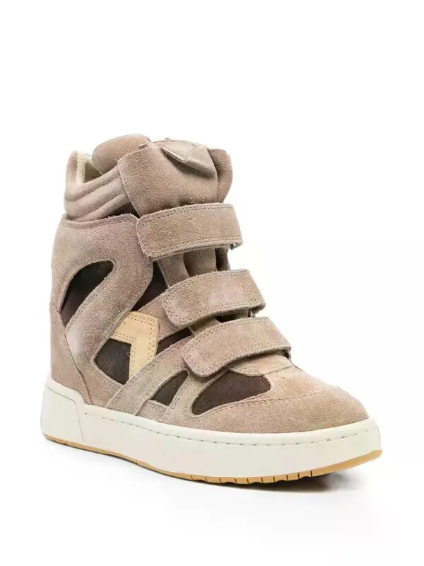 Isabel Marant Étoile Beige Panelled Sneakers