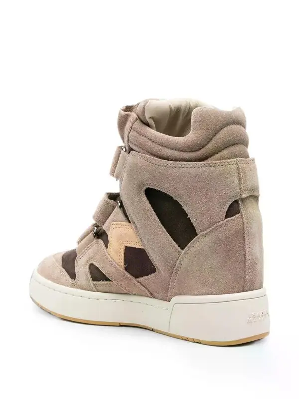 Isabel Marant Étoile Beige Panelled Sneakers
