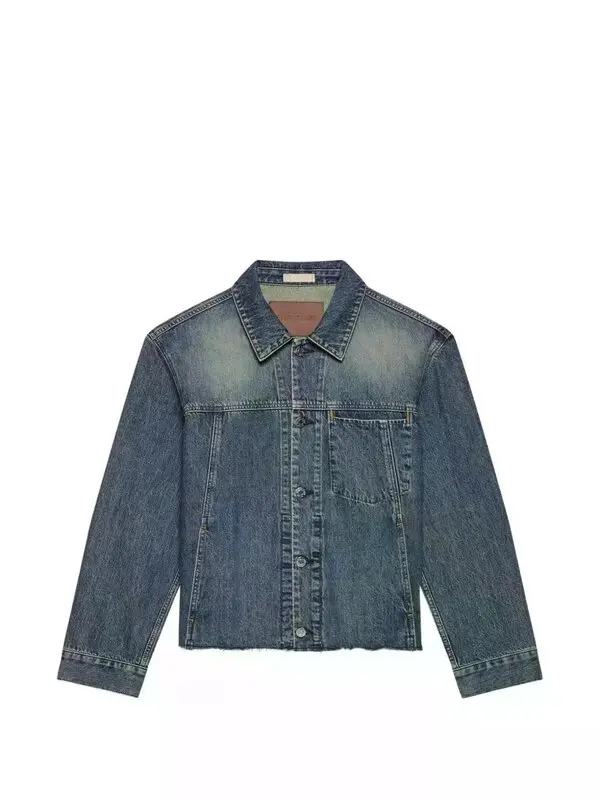 Helmut Lang Frayed-hem Denim Jacket