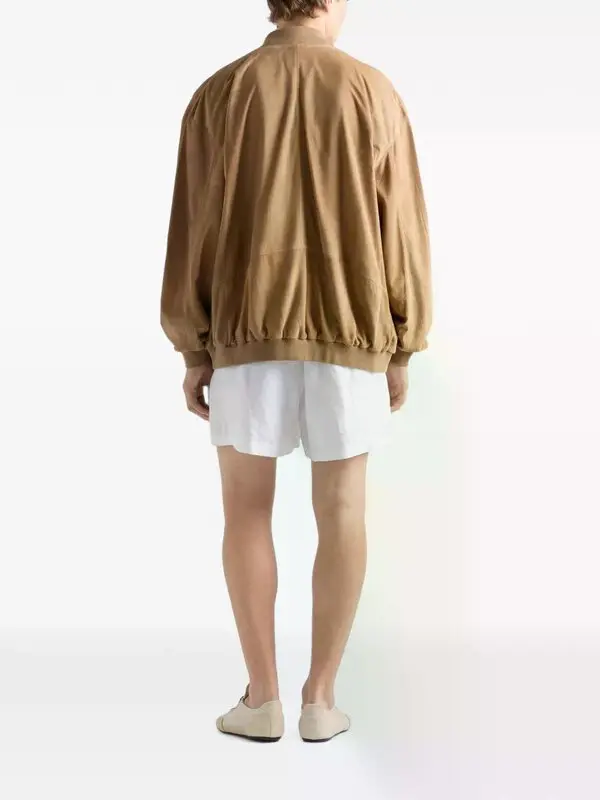 Prada Linen Bermuda Shorts