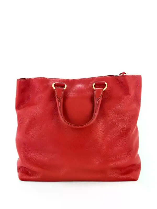 Prada Shopping Vitello Daino Large Tote Bag