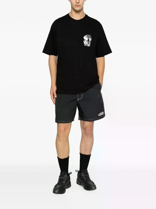 StÜssy Contrast Stitch Logo Patch Shorts