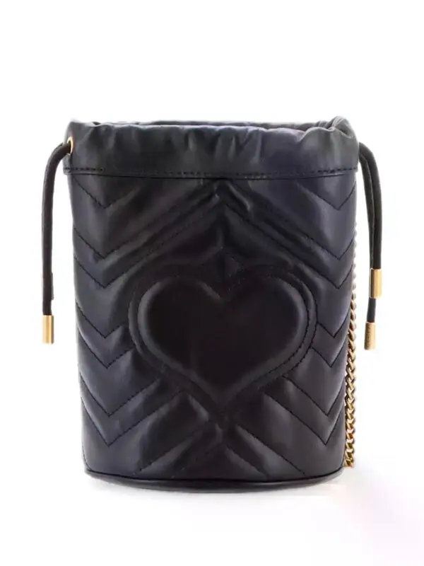 Gucci Gg Marmont Matelassé Leather Mini Bucket Bag