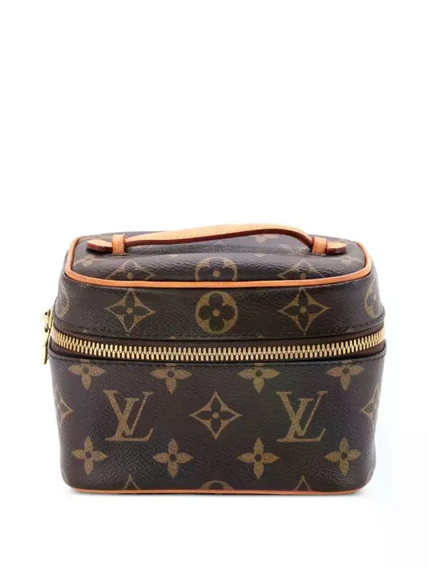 LOUIS VUITTON Monogram Canvas Nano Pouch Vanity Case